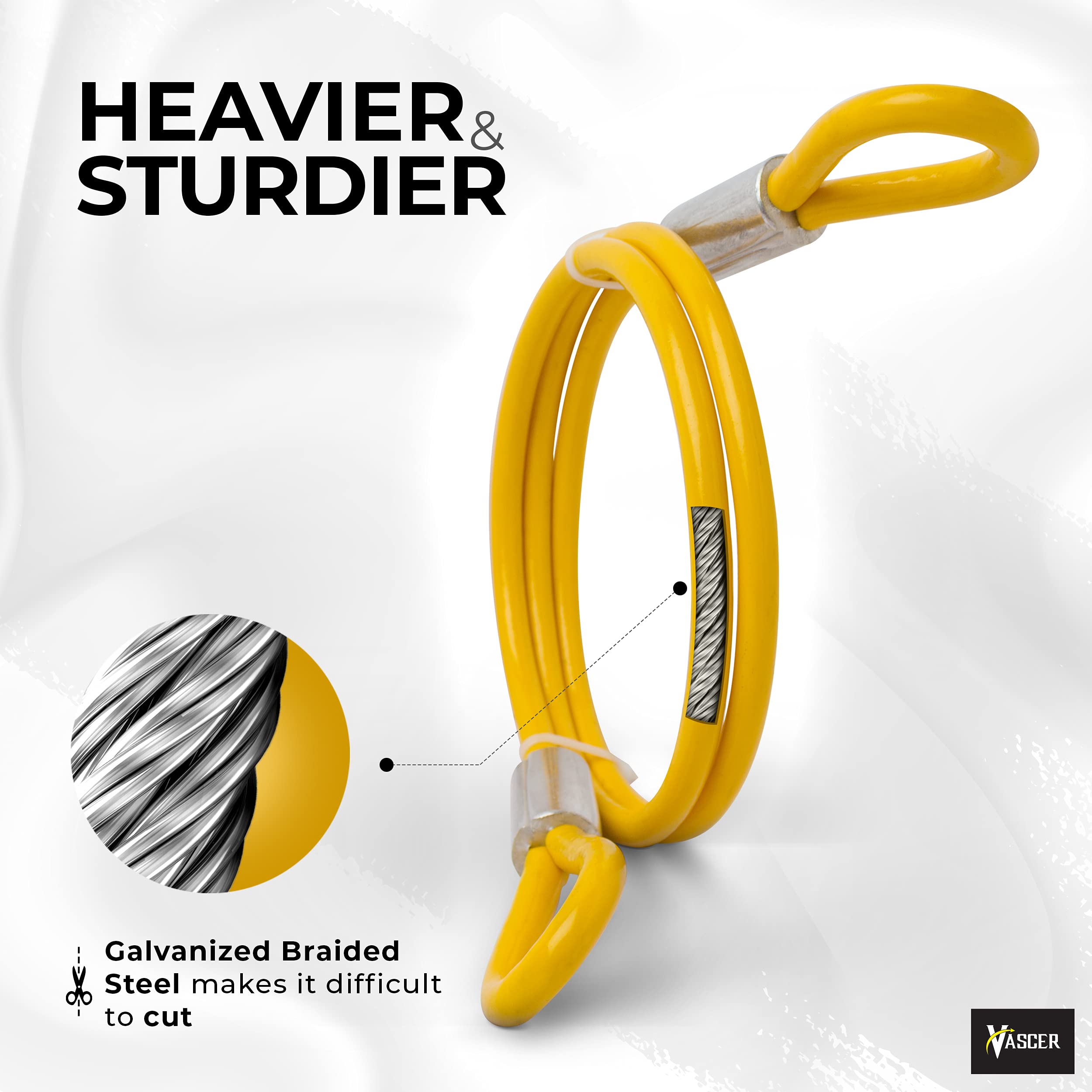 Snapklik.com : Vascer 6FT (1/2") Commercial Heavy Duty Braided ...