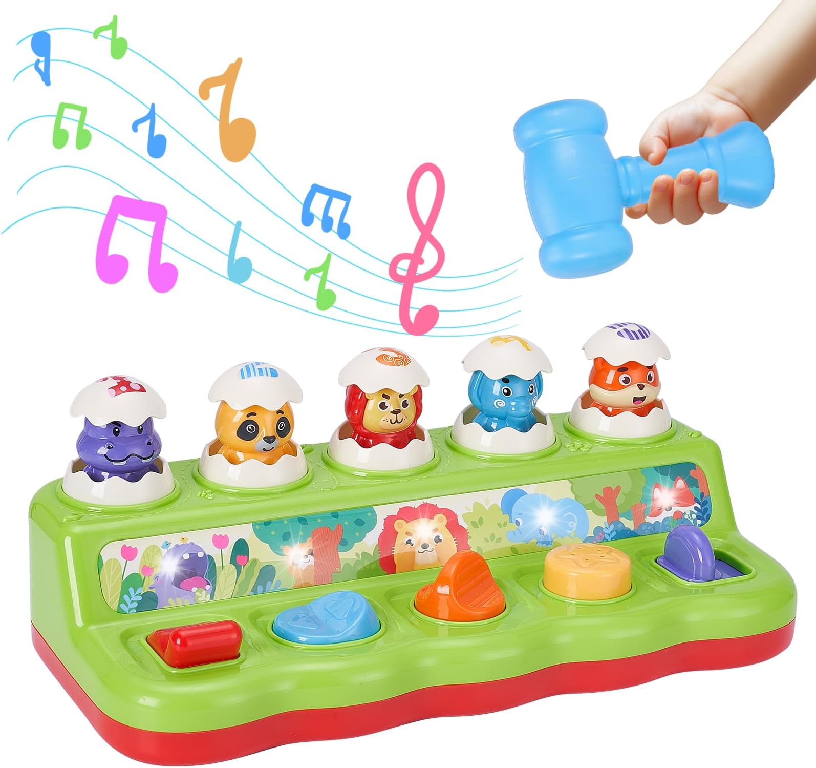Baby Pop Up Toys, Pop up Cause and Effect Montessori Toys, Hide and ...
