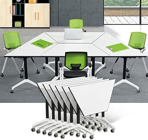 Amazon.com: 6 Pack Conference Table,47.2" x 23.6" x 29.5"Folding ...