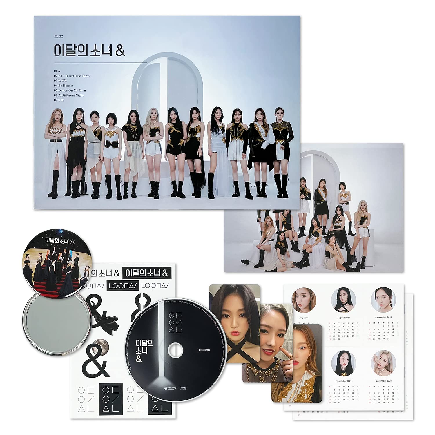 Buy LOONA 4th Mini Album - [ & ] ( B ver. ) CD-R + Photobook ...