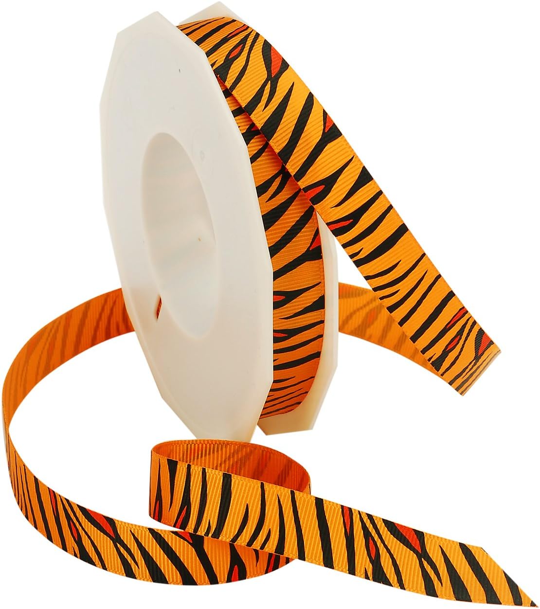 Amazon.com: Morex Ribbon Tiger Grosgrain Ribbon, 5/8-Inch by 20-Yard ...