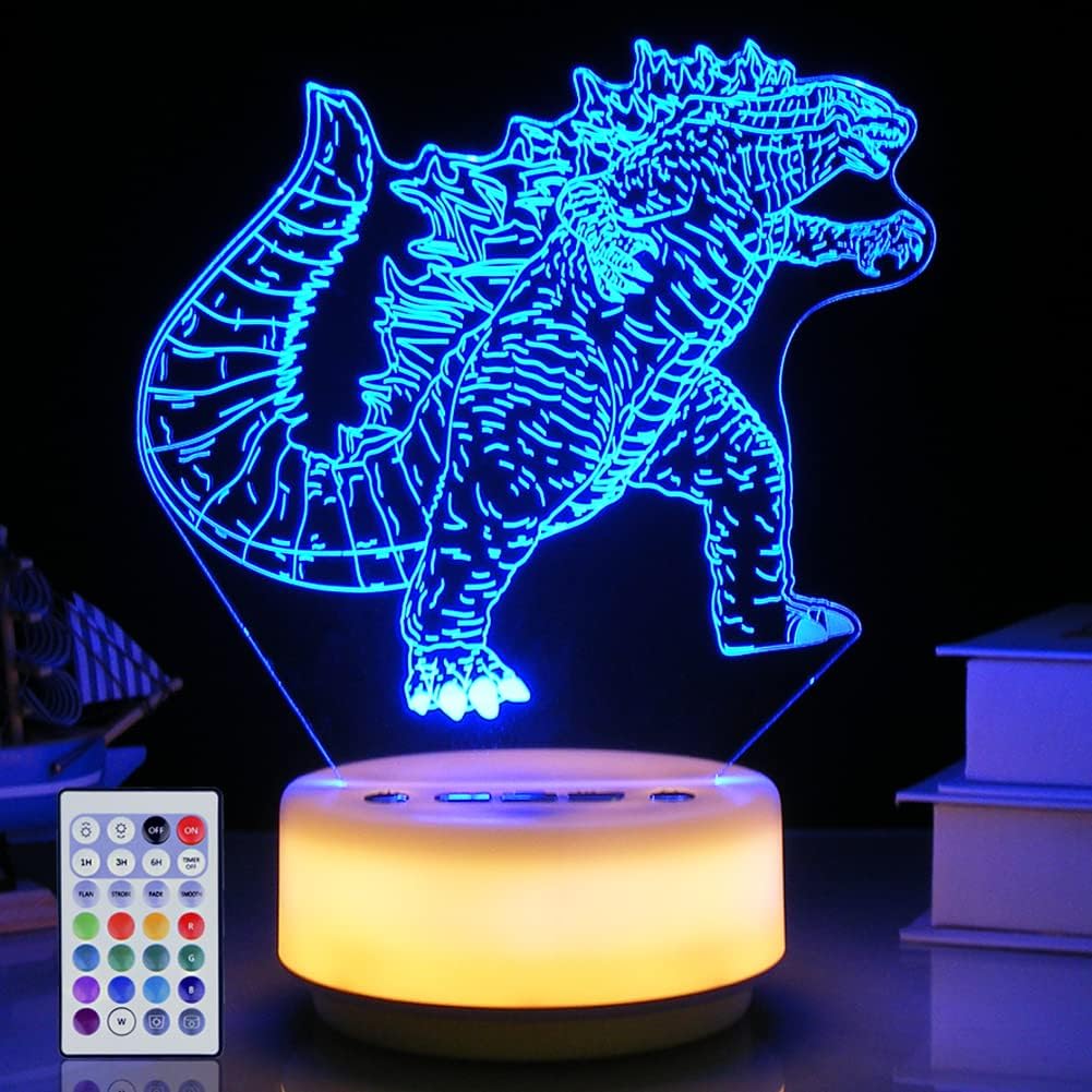 Kaiju Monster Sign Light Up Night Light Lamp LED, Personalized Table ...
