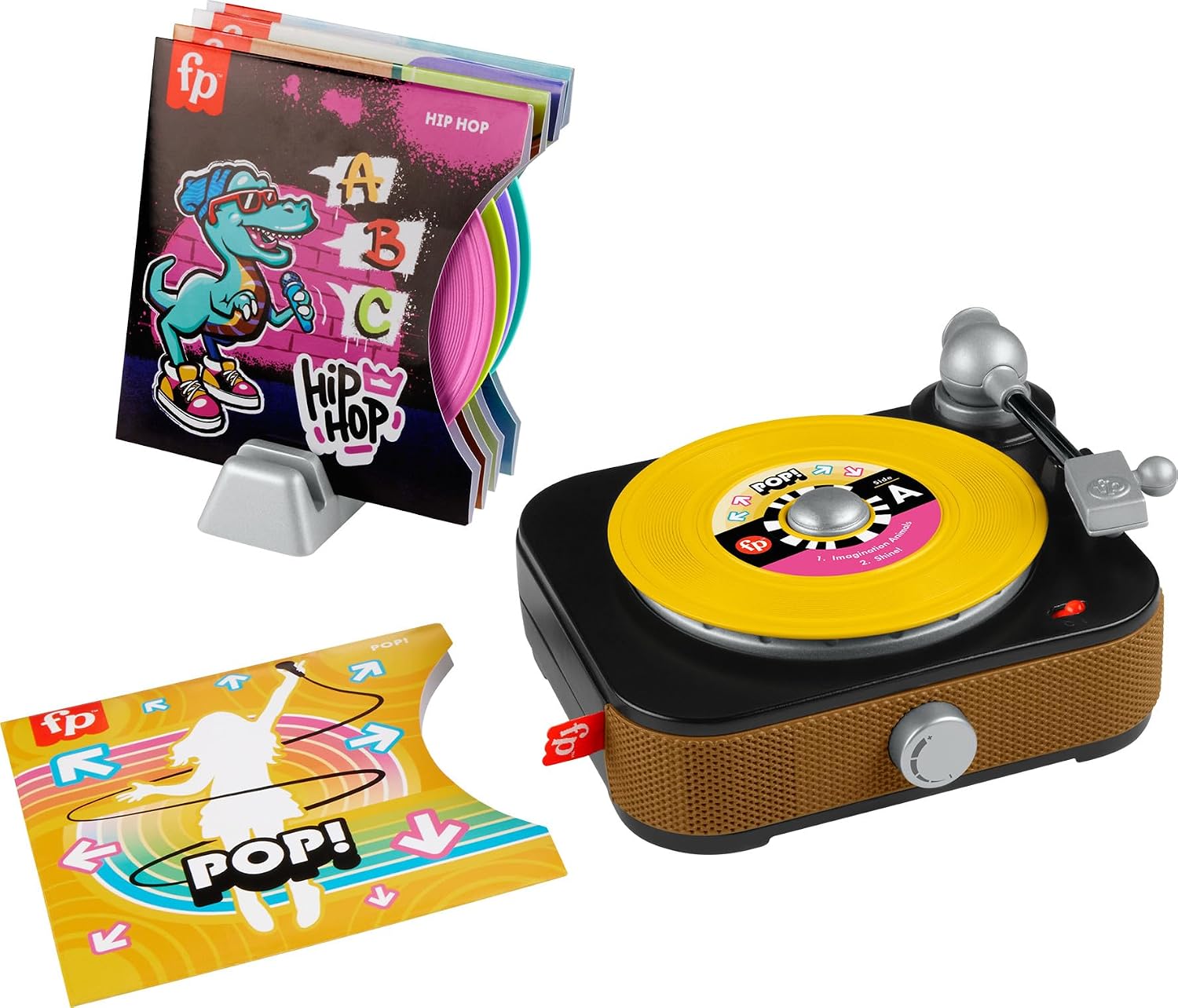 Amazon.com: Fisher-Price Musical Toy, Rockin’ Record Player for ...
