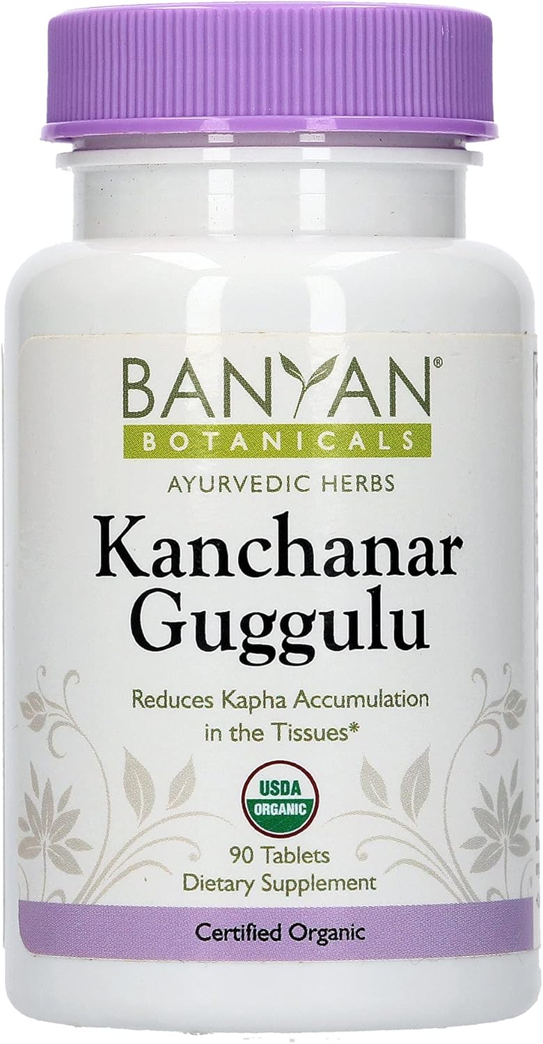 Amazon.com: Banyan Botanicals Kanchanar Guggulu - USDA Organic - 90 ...
