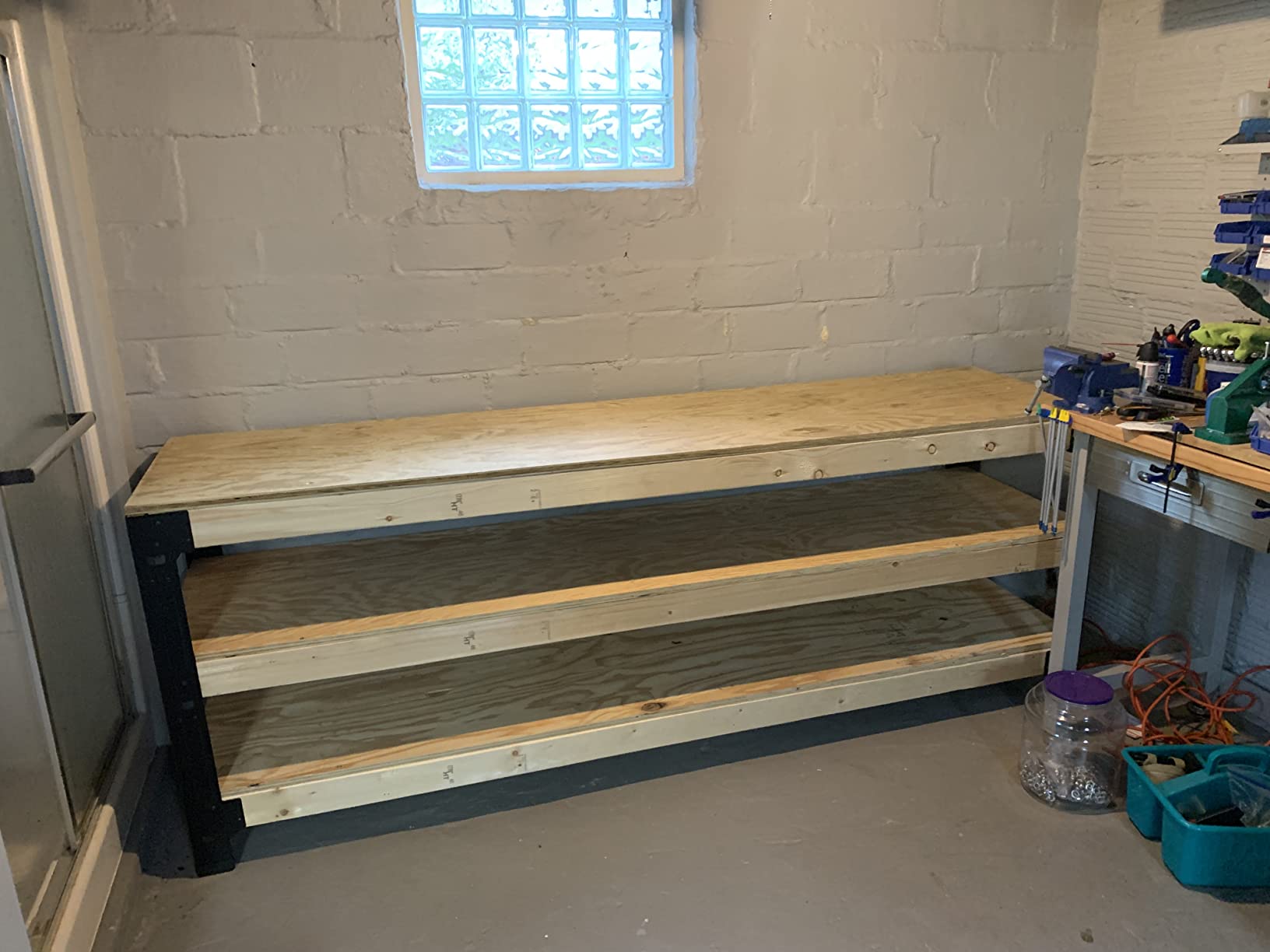 $17/mo - Finance FLEXIMOUNTS Universal Steel Work Bench Leg Kit, Garage ...