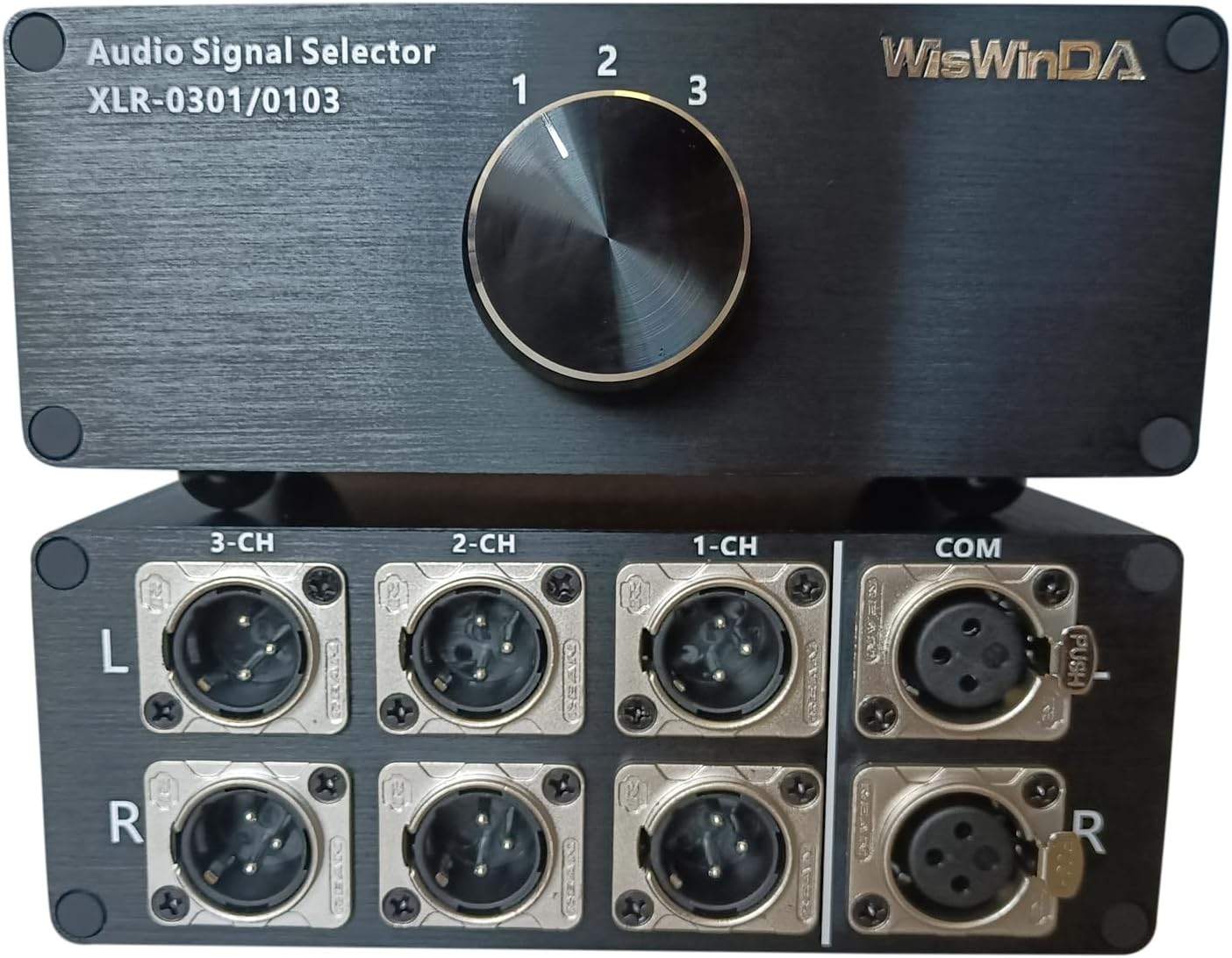 Amazon.com: WisWinDa 1-IN-3-OUT XLR Pro Audio Switch Balanced Audio ...