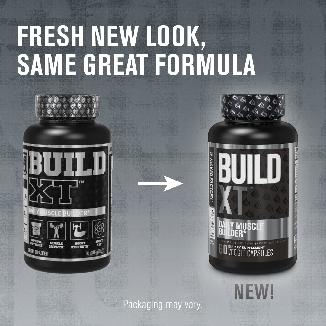 Buy Build-XT Muscle Builder - Daily Muscle Building Supplement for ...