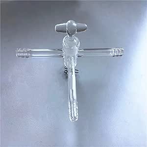 stngyuan Glass T-Shaped Valve, 2mm/4mm/6mm Aperture, Three Way ...