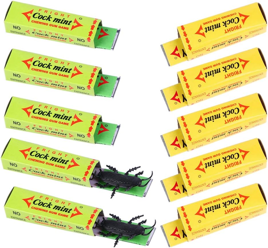 Amazon.com: BESTOYARD 10pccs Chewing Gum Cockroach Gum Prank ...