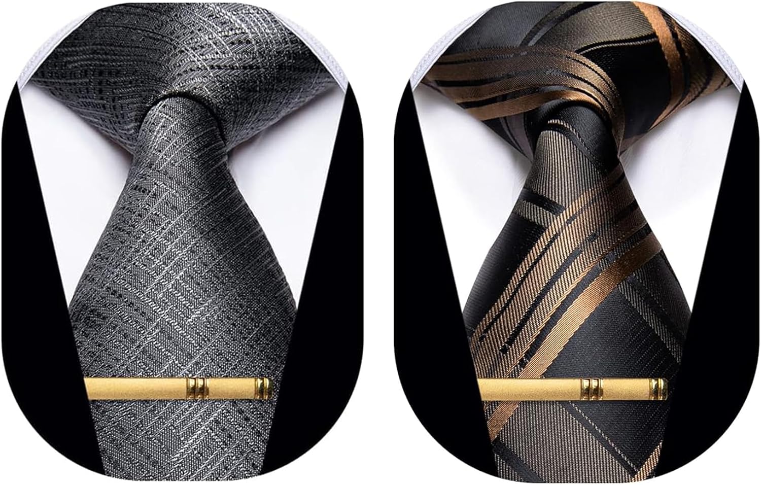 Amazon.com: YourTies Men's Neckties Striped Tie and Plaid Neckties for ...