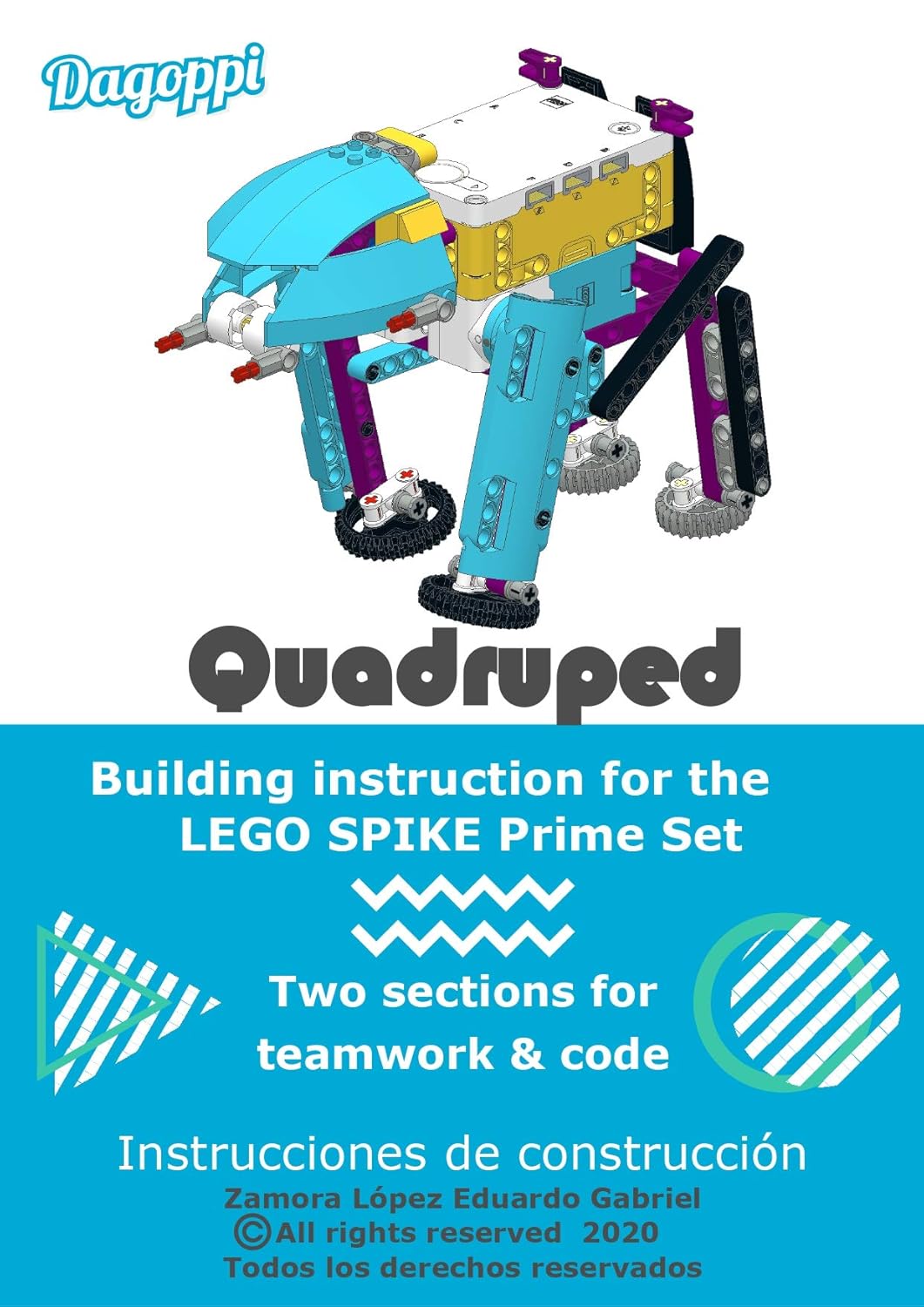 Amazon | Quadruped: Building instruction for the LEGO SPIKE Prime set ...