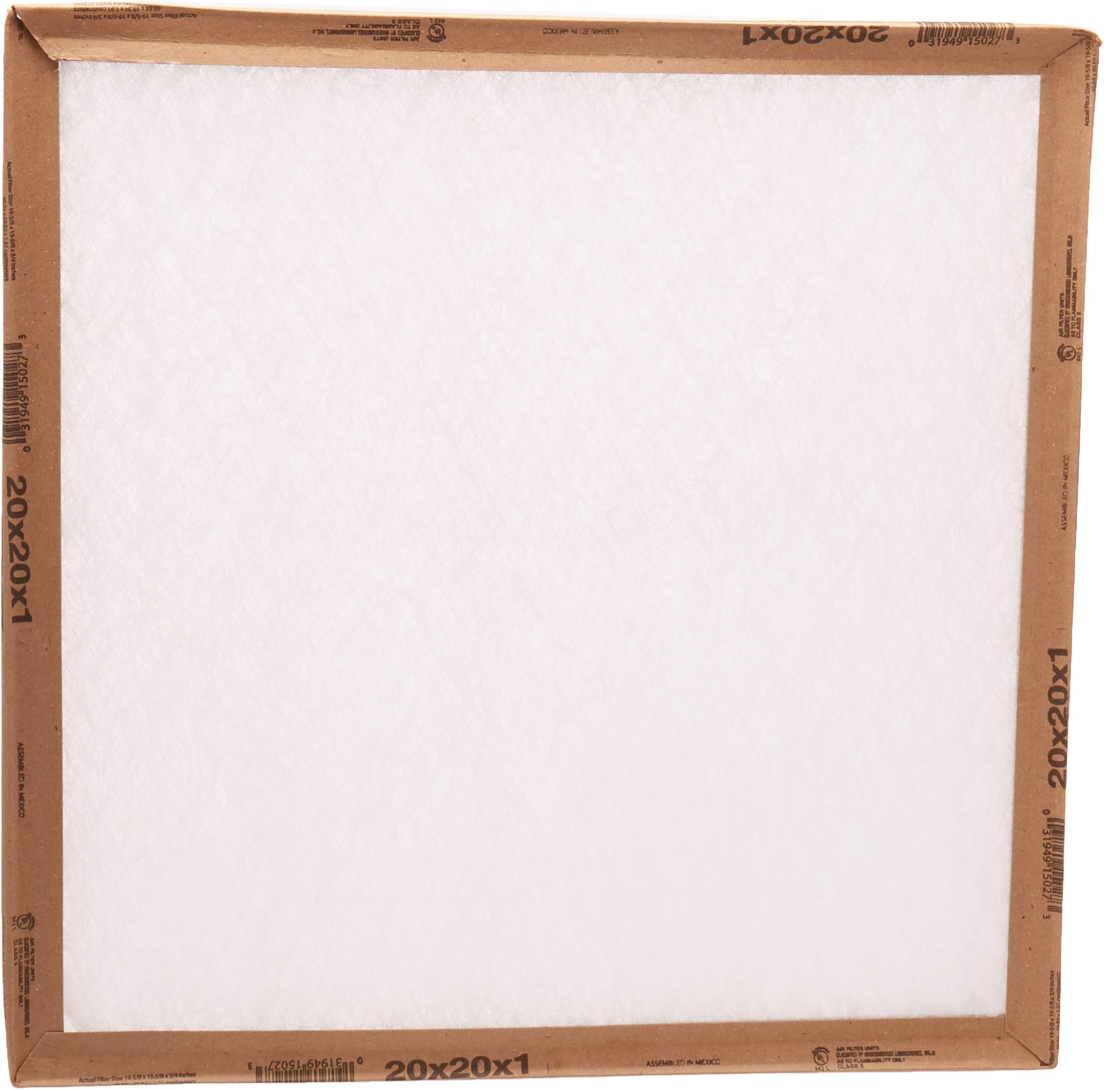 AAF Flanders 10059.012020 EZ Flow HVAC Filter, 20x20x1 - Amazon.com