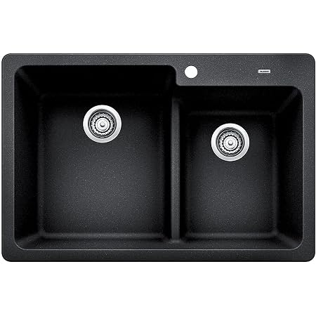 Blanco 441604 Grandis 33" Double Basin Drop In or Undermount Granite ...