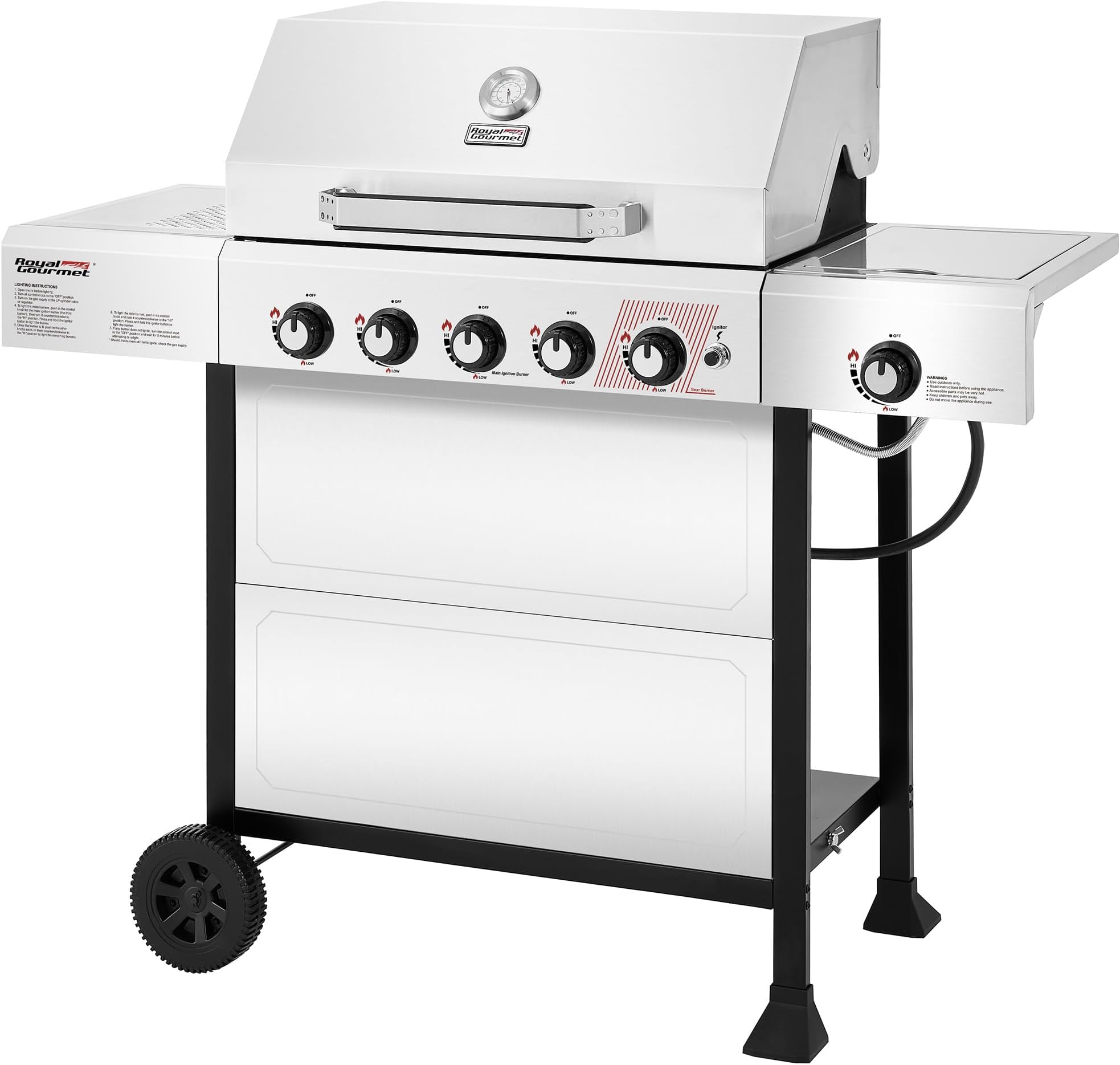 Masterbuilt - Parrilla portátil de gas propano con patas plegables ...