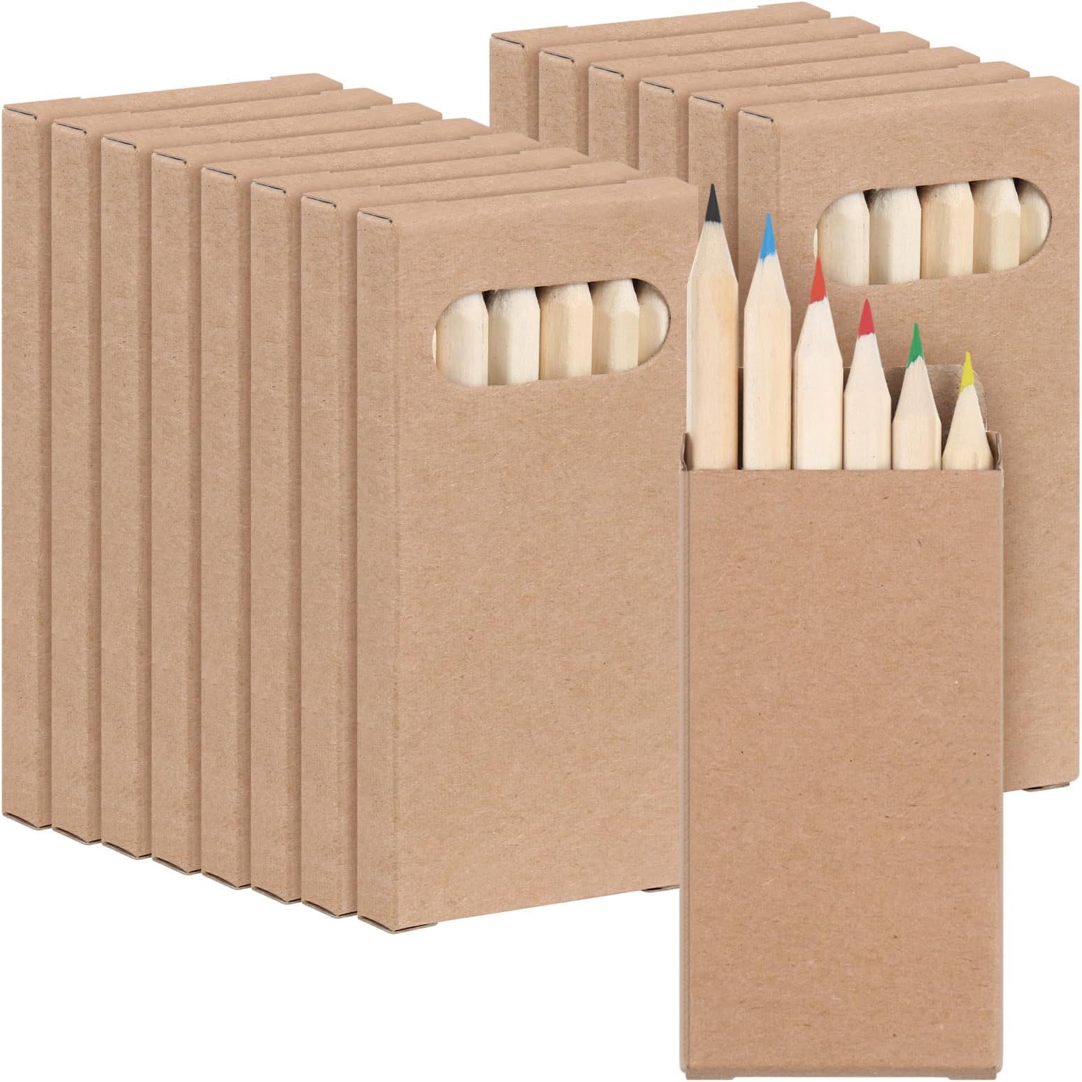 Amazon.com : 16 Pack Mini Drawing Colored Pencils with Sharpener Mini ...