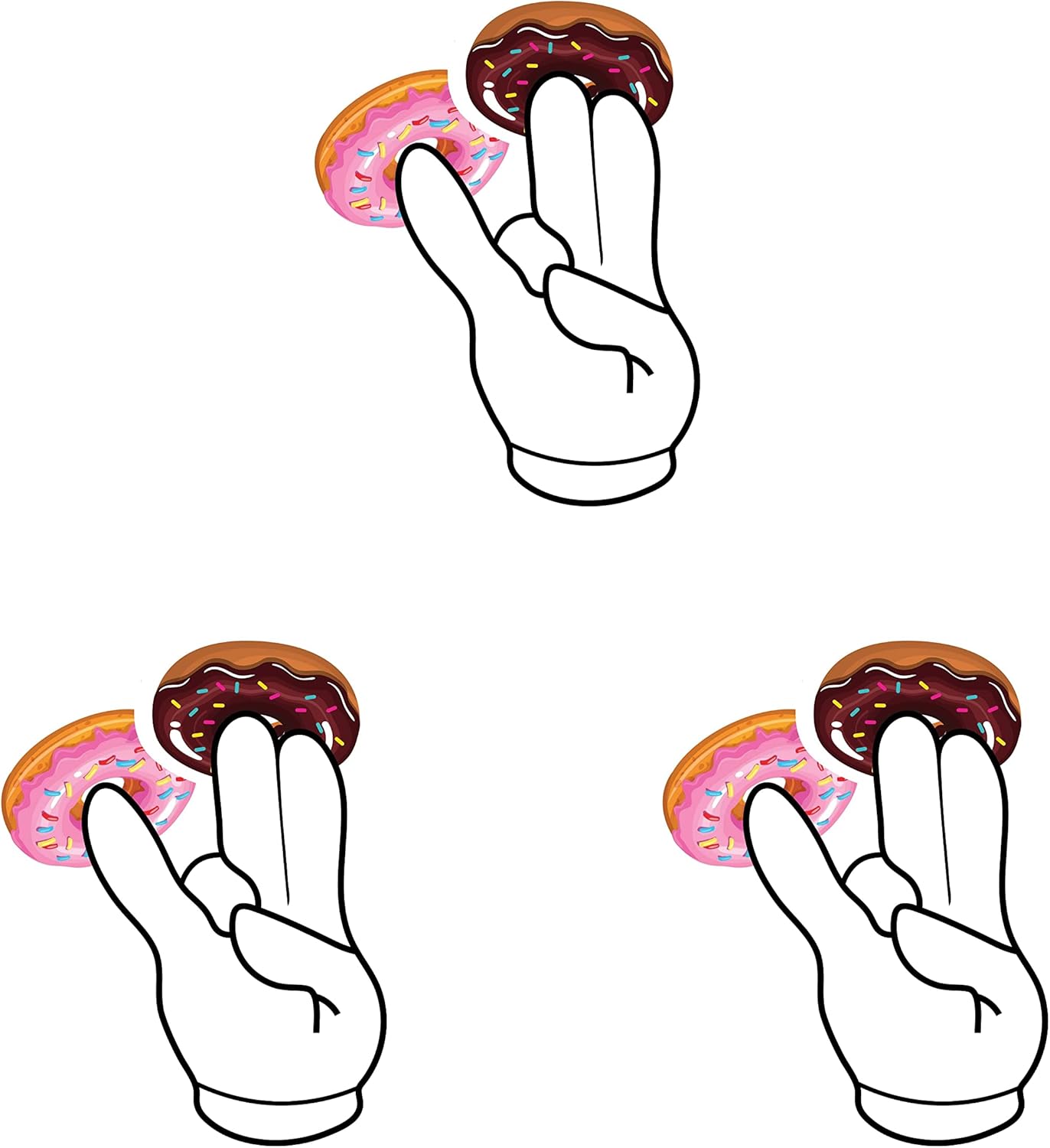 Amazon.com - TreeArm The Pink Stink Fingers Decal Nasty Dirty Donut ...