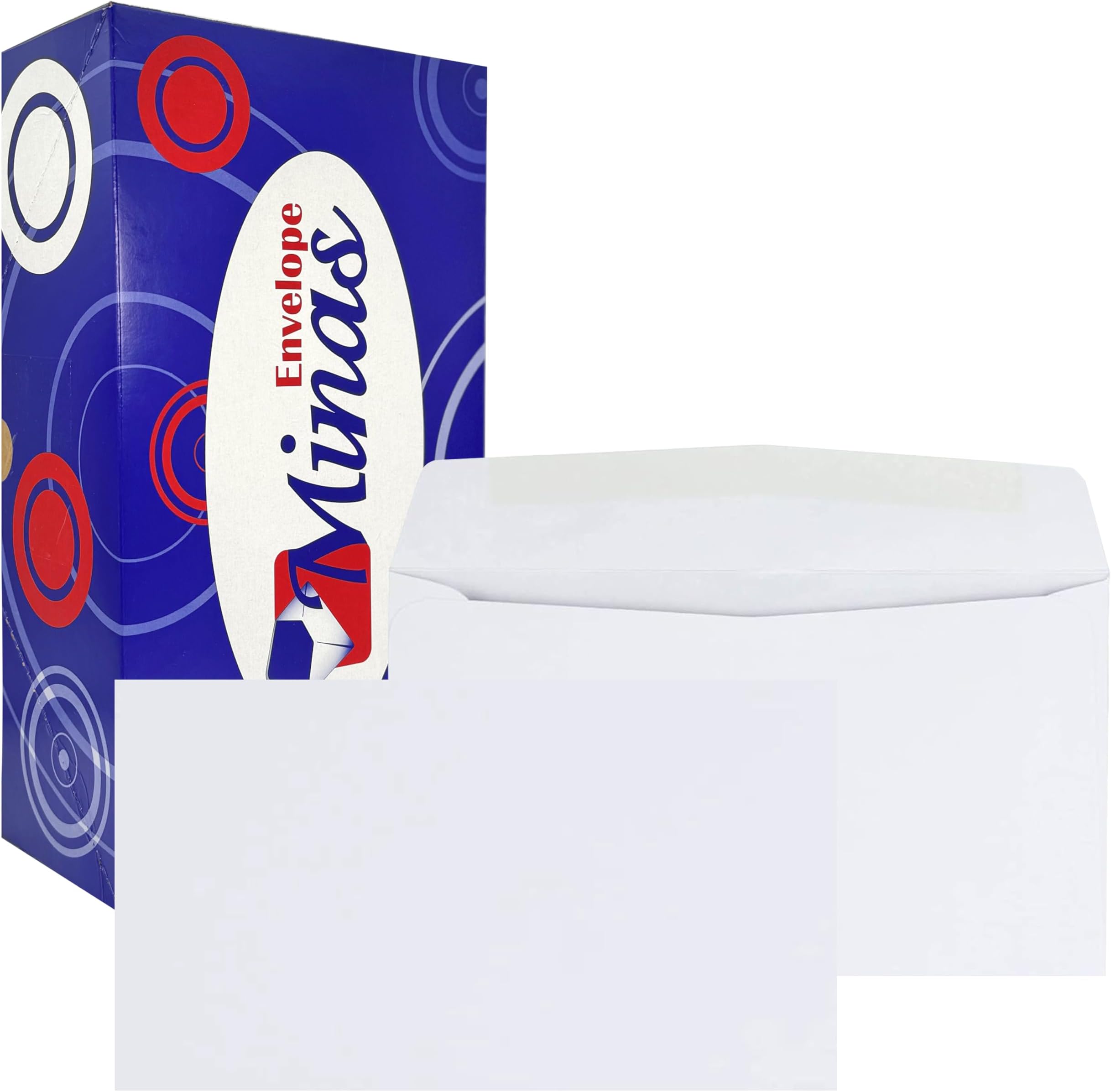 Amazon.com : 500 Minas Envelope # 6 3/4 Business Envelope, 3 5/8" x 6 1 ...