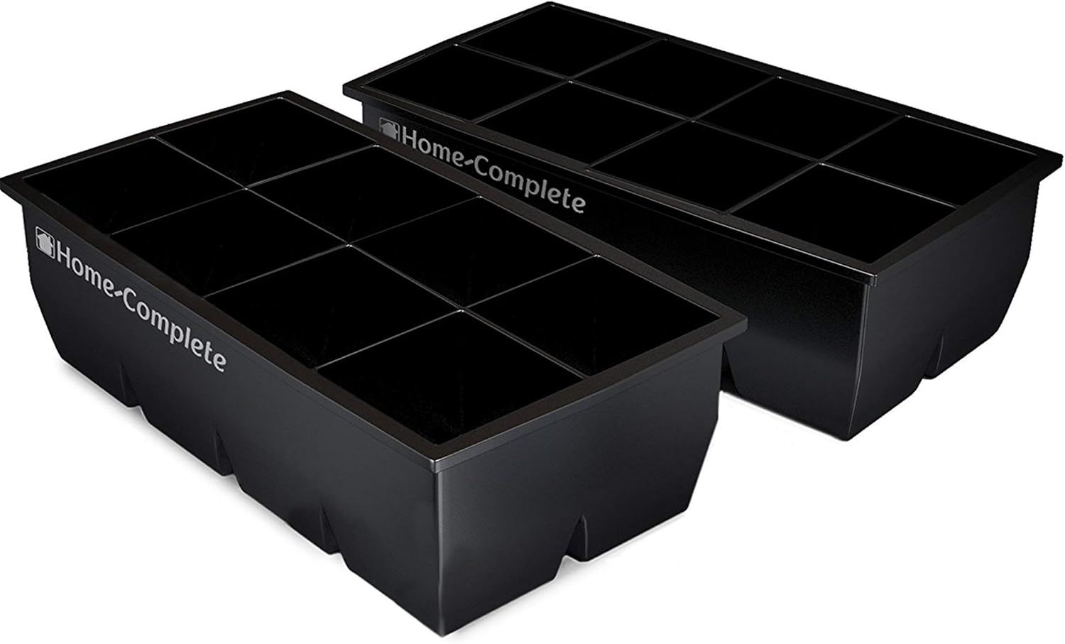 Home-Complete Best 2 Large Silicone Pack - 16 Giant 2 Inch Ice Cubes ...