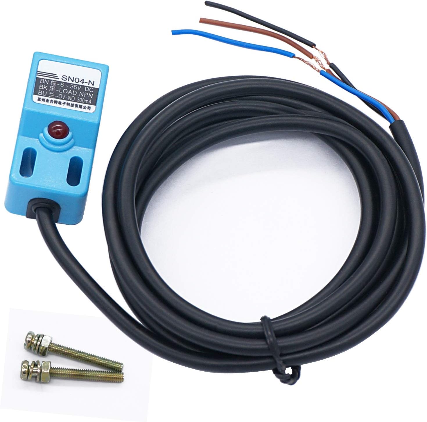 Amazon.com: Twidec/4mm Inductive Proximity Sensor Switch 6-36V DC 300mA ...