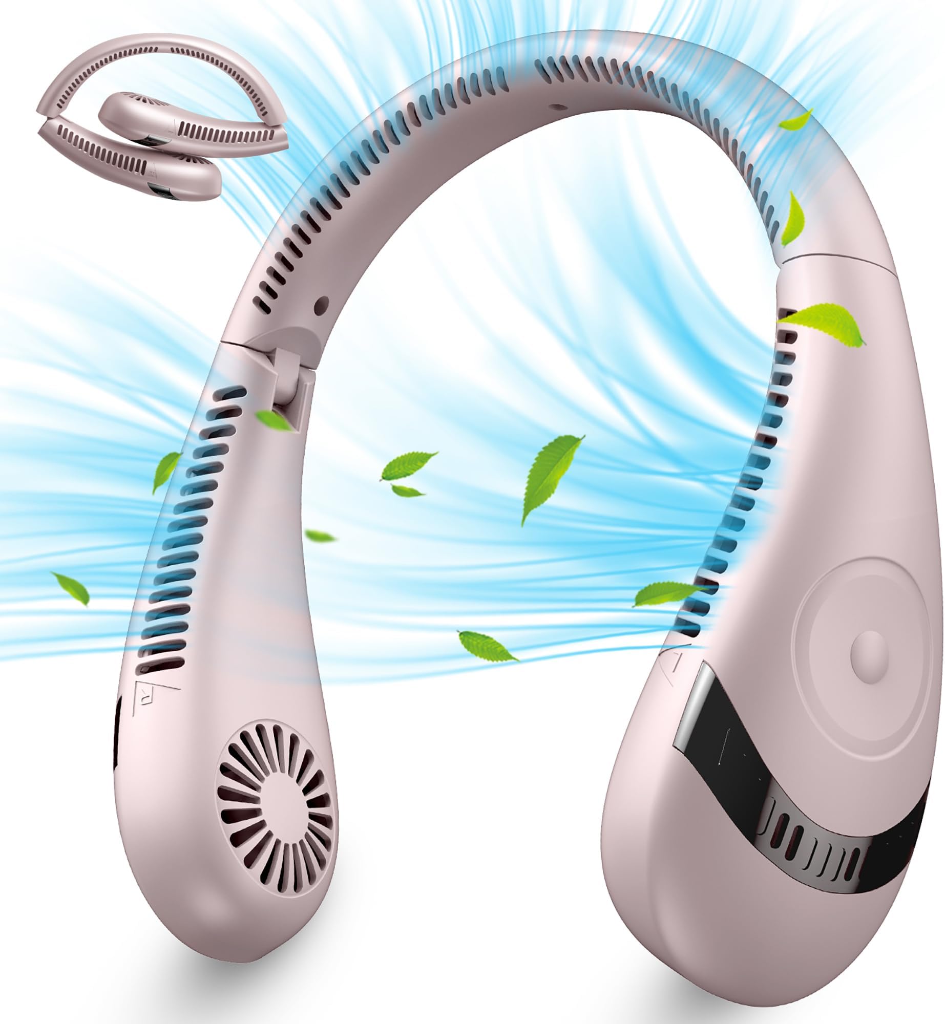 SmartDevil Neck Fan, Hands Free Portable Neck Fan, 4000mAh Rechargeable ...