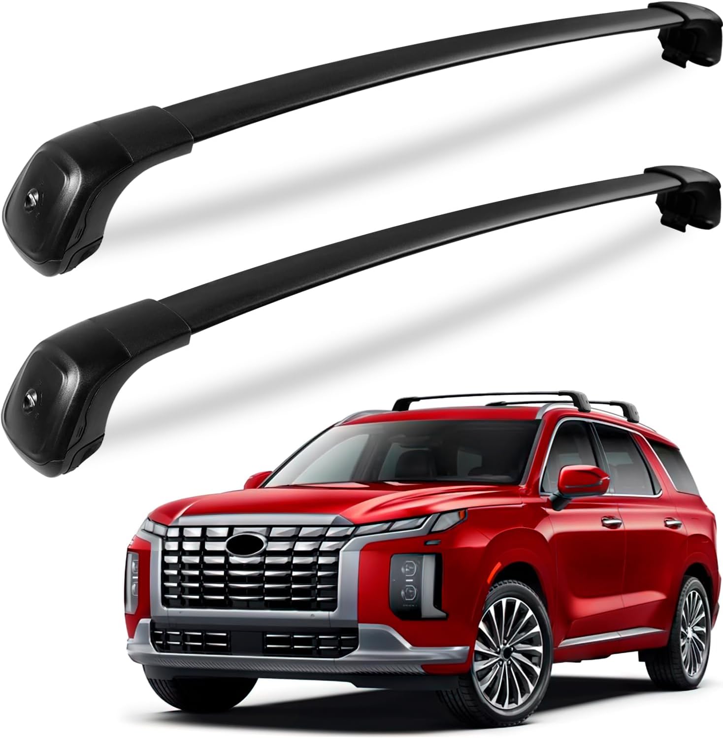 Amazon.com: KINGGERI 220lbs Roof Rack Cross Bars Fit for Hyundai ...