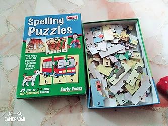 Buy Smart Spelling Puzzles (Multi-Color, Set Of 30), Kid Online at Low ...