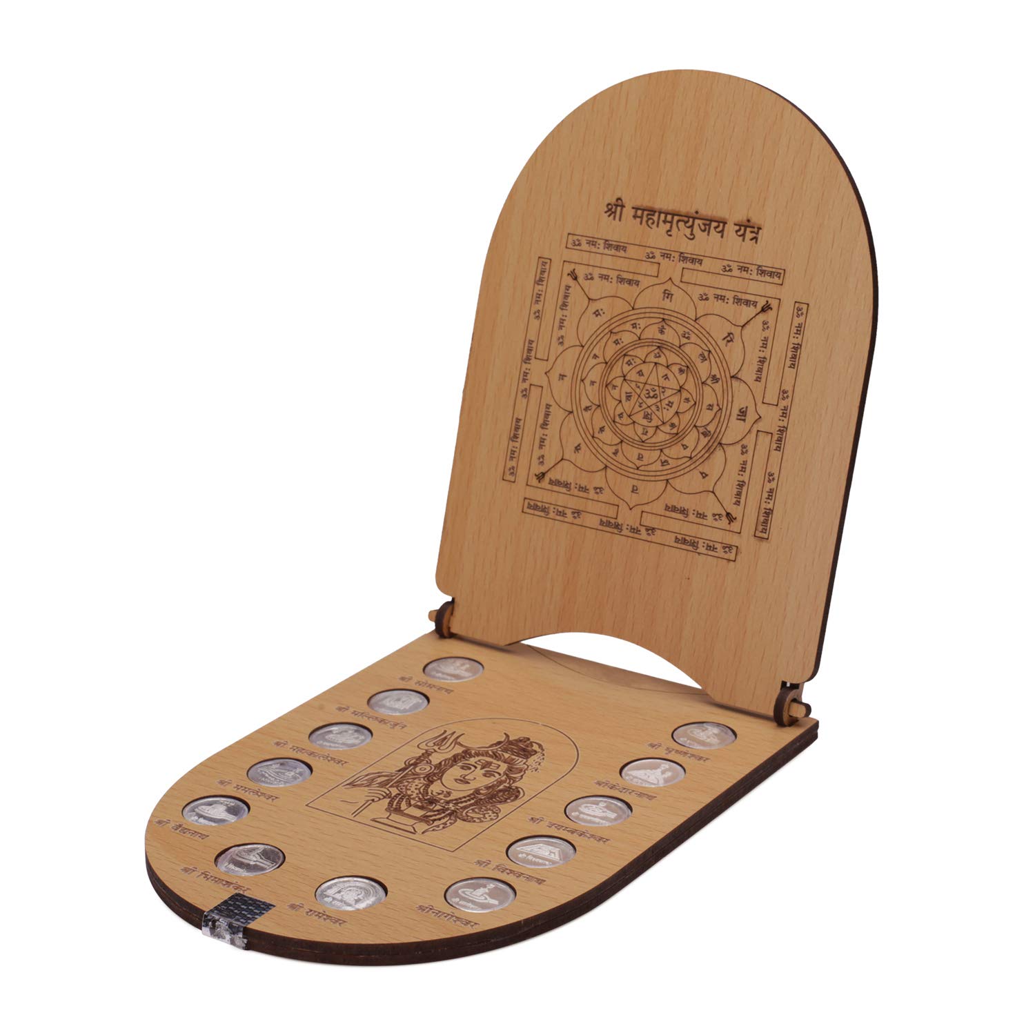 Osasbazaar Pure Silver Shiva Jyotirling Silver Coins for Puja, Temple ...