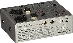 Amazon.com: BEHRINGER CT100 Microprocessor Controlled 6-in-1 Cable ...