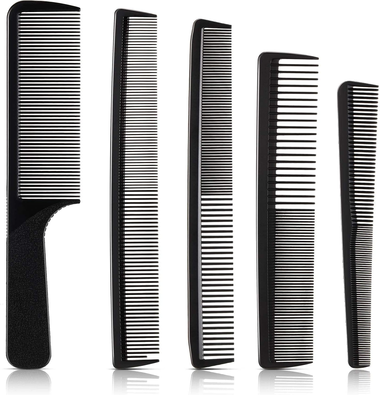 Amazon.com : 5 Pieces Hair Cutting Comb Barber Comb Hair Styling Combs ...
