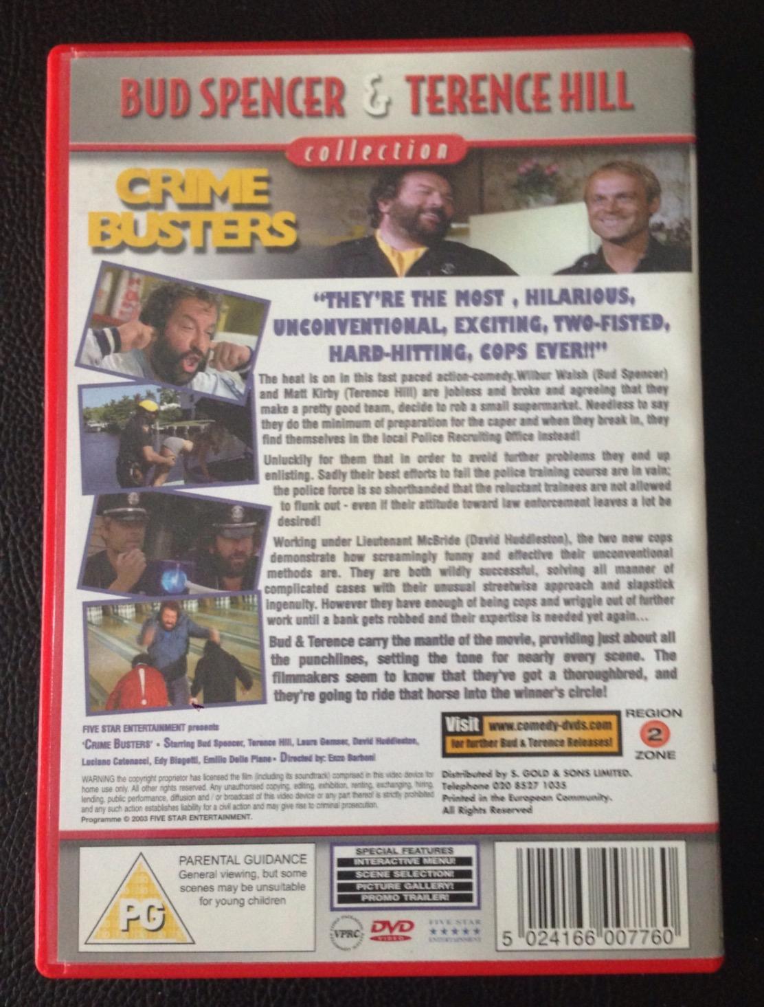 Crime Busters [DVD]: Amazon.co.uk: Terence Hill, Edy Biagetti, Bud ...