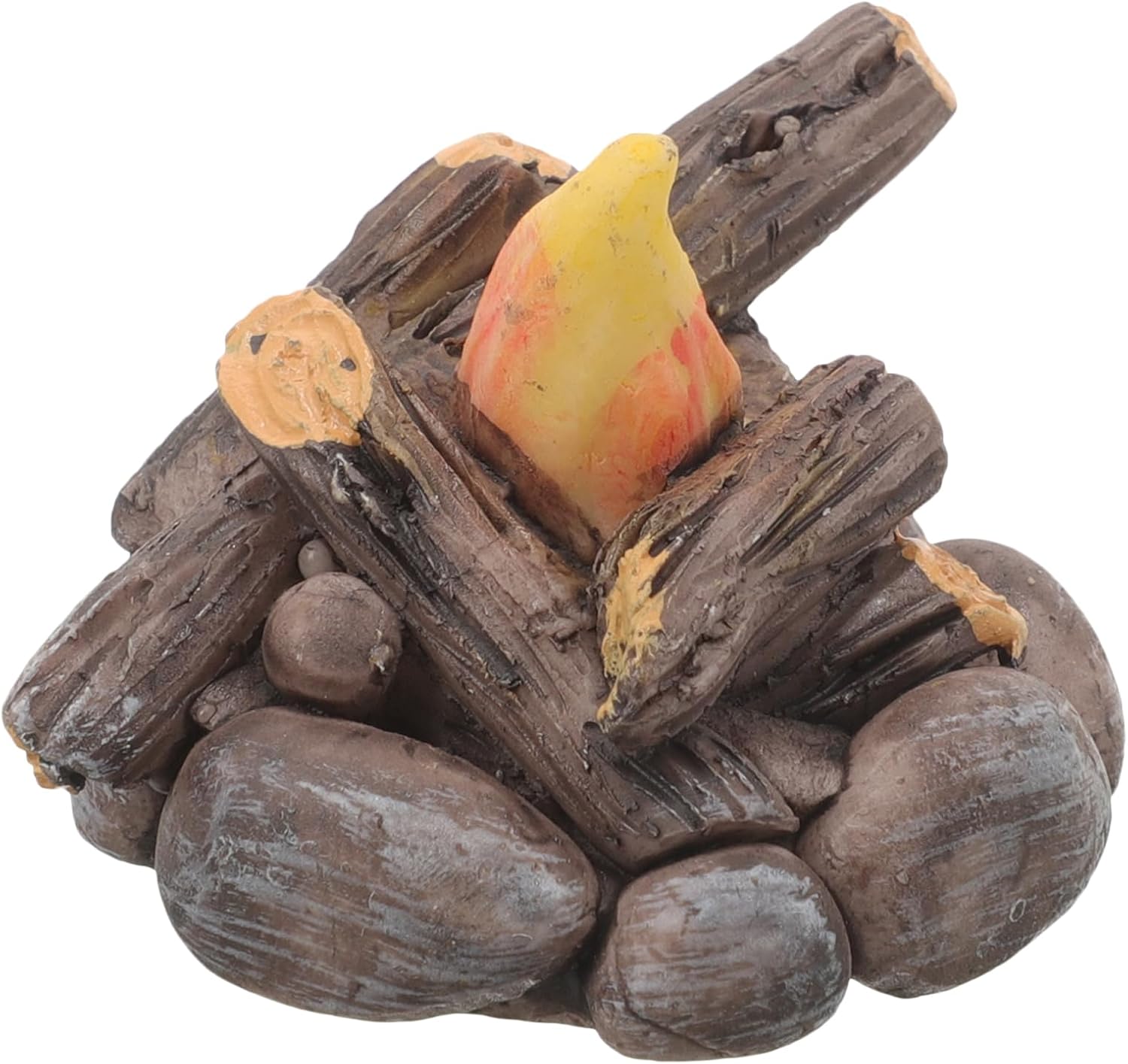 Amazon.com: VICASKY Flames Miniature Fire Pit Mini Bonfire Decoration ...