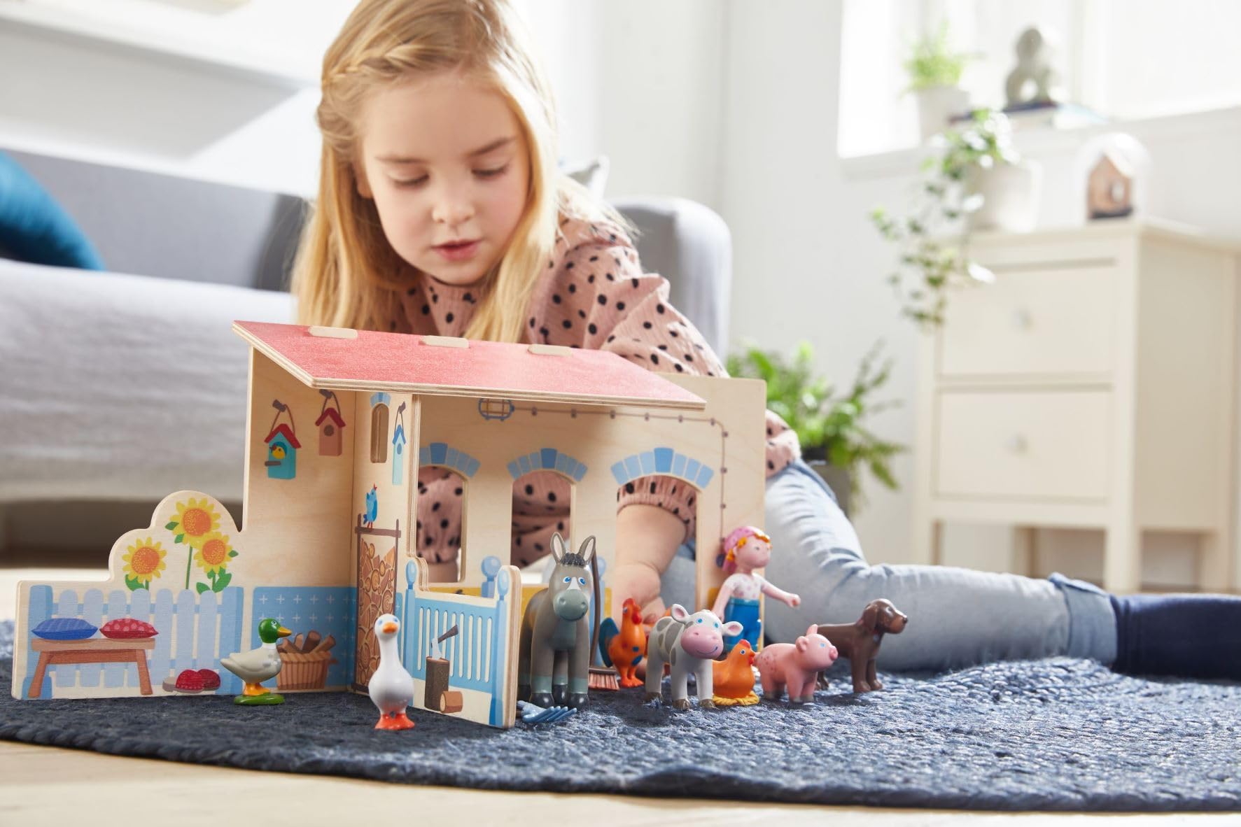 Snapklik.com : HABA Little Friends Goat - Chunky Plastic Farm Animal ...