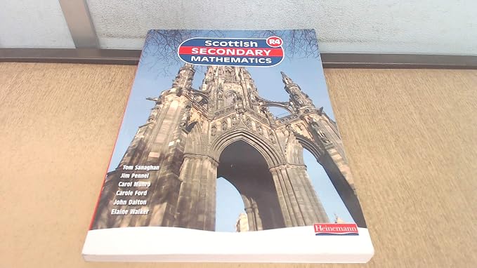 Scottish Secondary Mathematics Red 4 Student Book: Amazon.co.uk ...