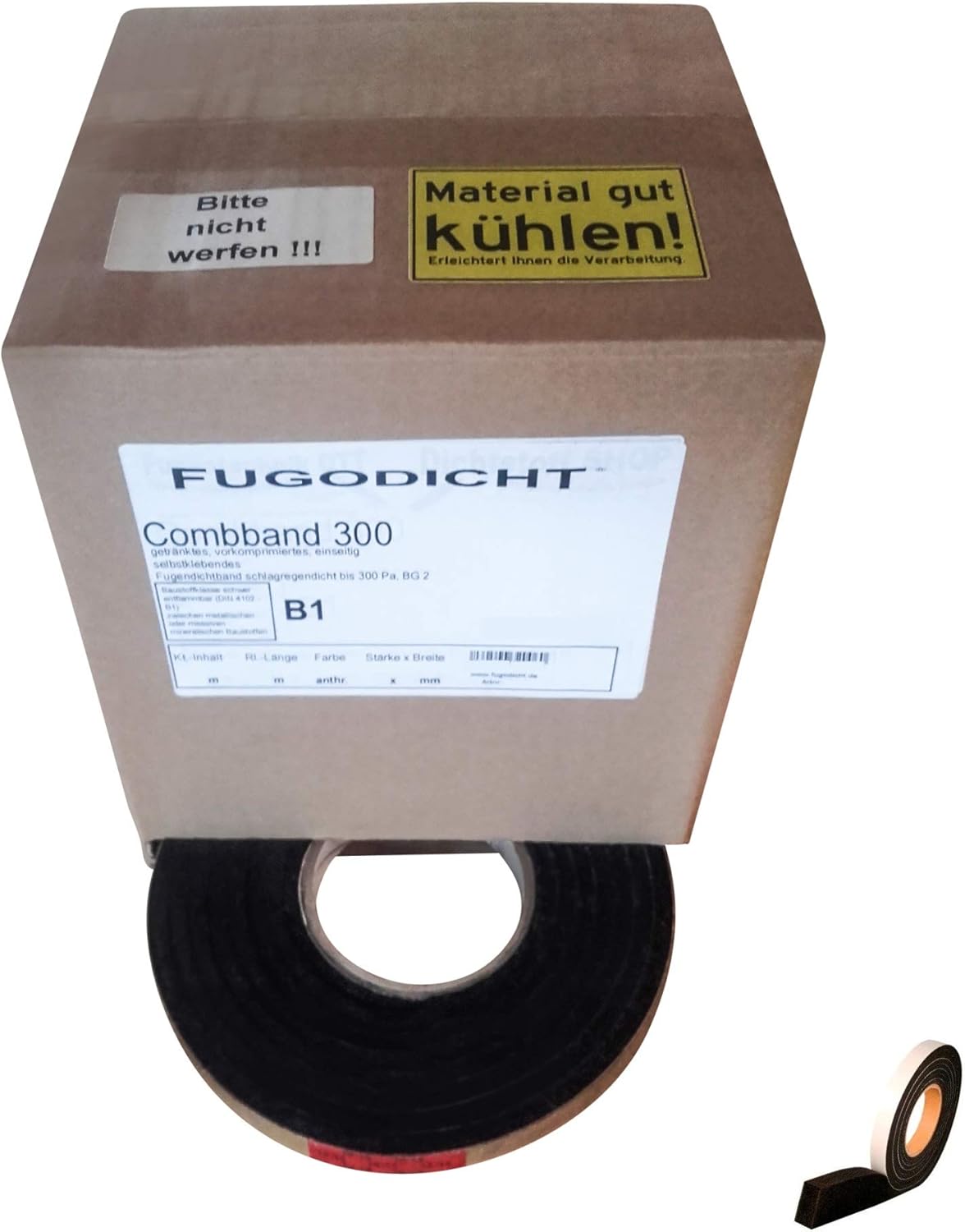 Fugodicht Compriband 600 Pa 8 x 3.3 m Roll 30 x 10 mm Anthracite ...