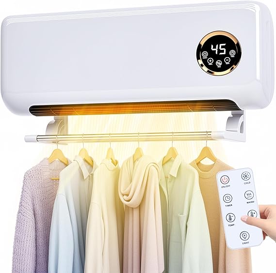 Amazon.com: Electric Wall Heater, 1500W Infrared Wall Mount Electric ...