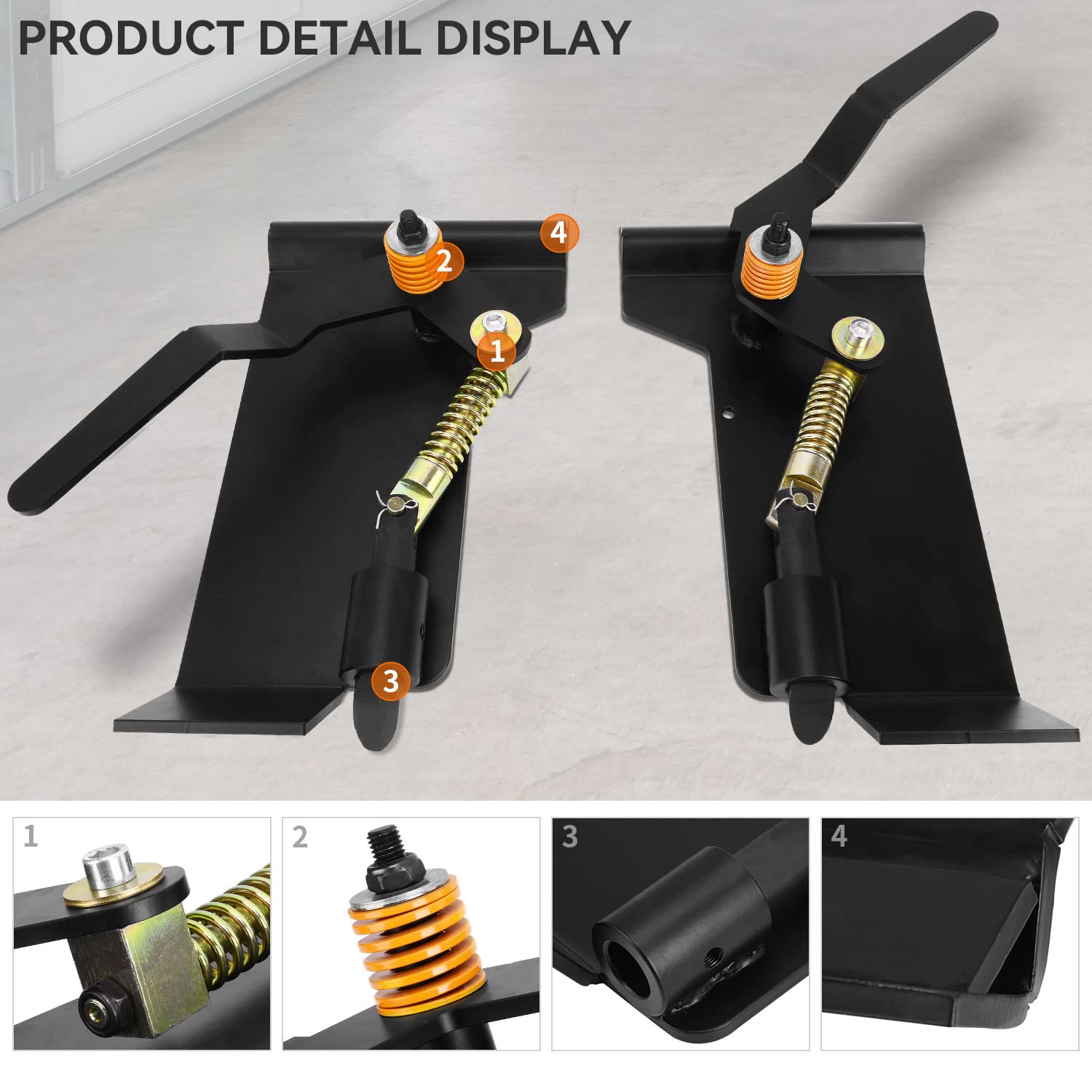 Snapklik.com : YINTATECH 1/2" Skid Steer Attachment Plate Quick Attach ...