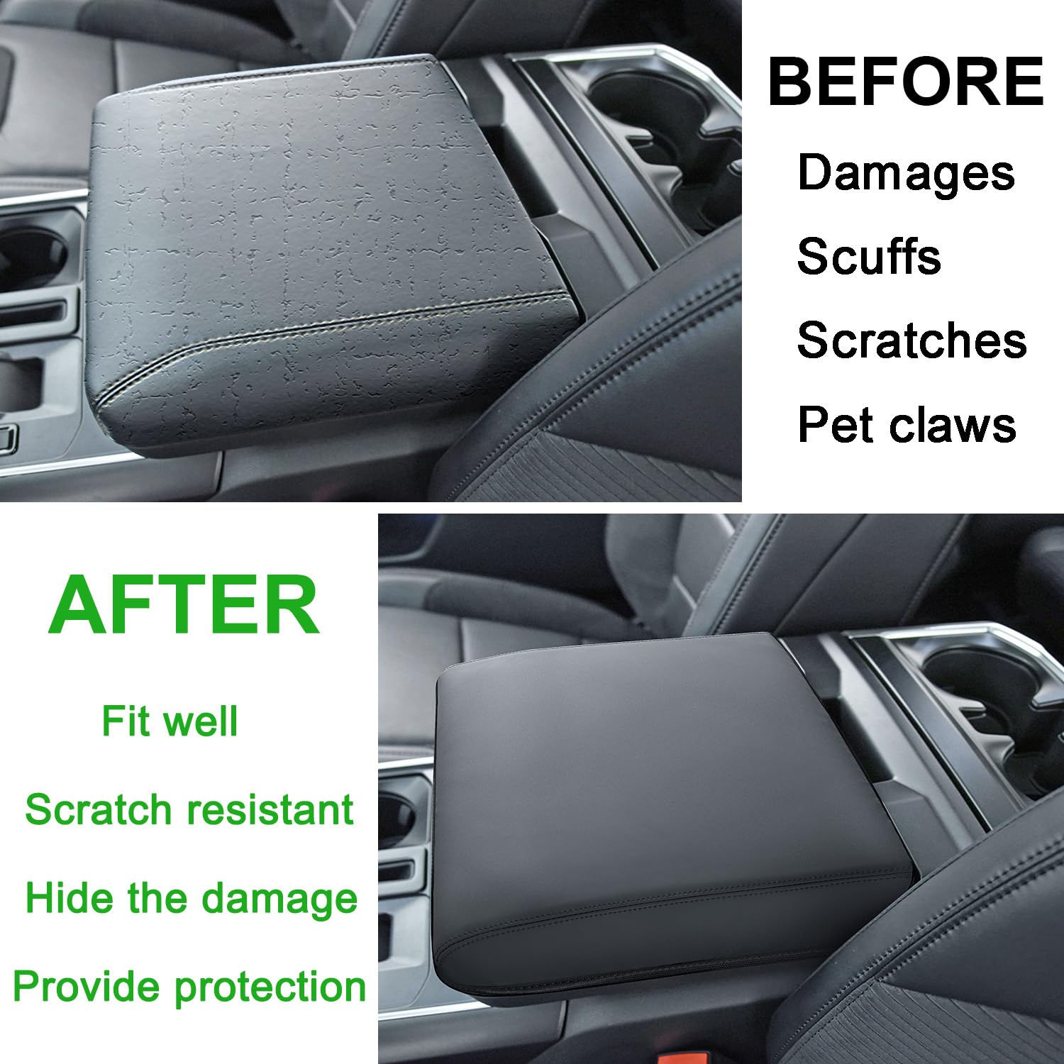 Snapklik.com : PIMCAR Center Console Cover For 2021-2024 Ford F150 ...