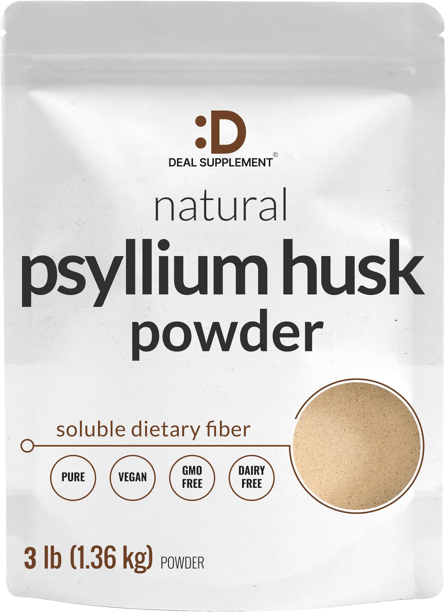 Amazon.com : NOW Psyllium Husk Powder,24-Ounce : Dietary Fiber ...
