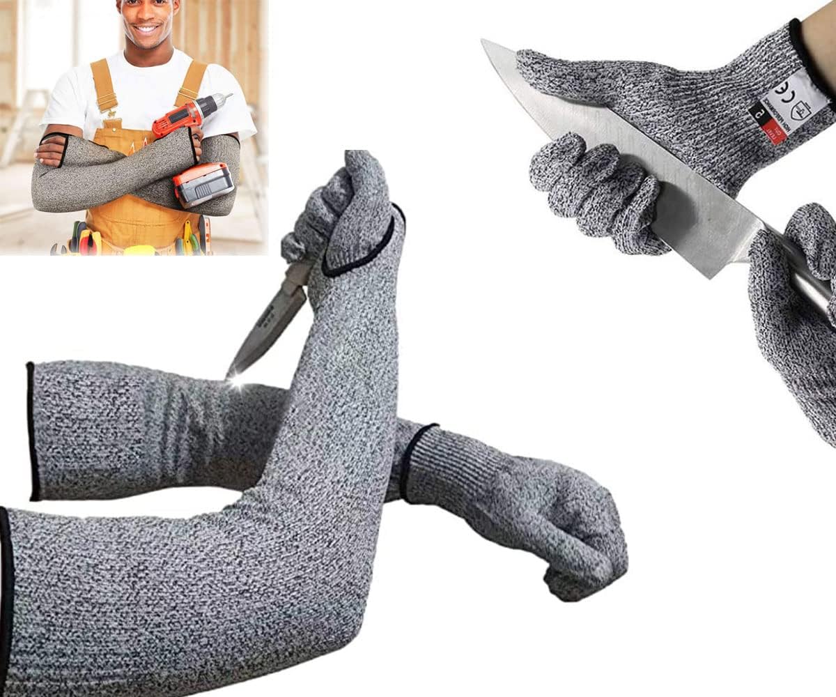 WZQH 23.6 Inches Leather Animal Handling Gloves. Multipurpose Pet Glove ...