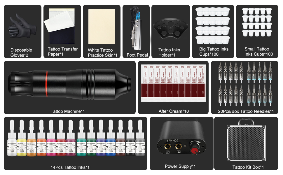 Watch Complete Rotary Tattoo Pen Kit on Amazon Live