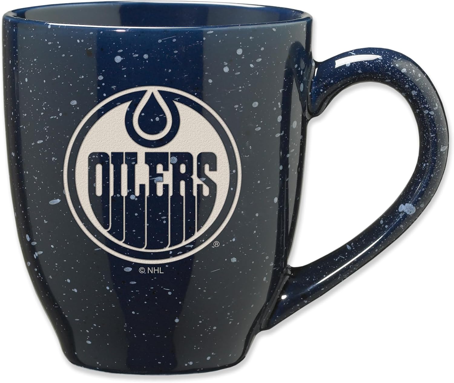 Rico Industries NHL Hockey Edmonton Oilers Navy 16 oz Team Color Laser ...