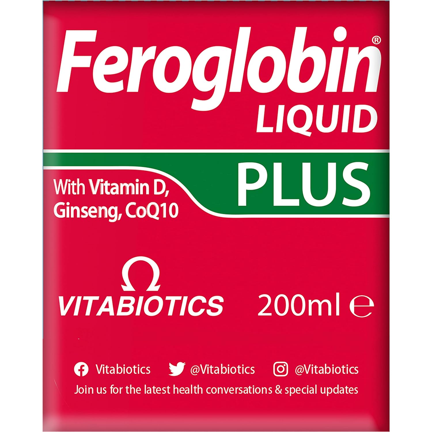 Vitabiotics Feroglobin 200ml Plus Líquido: Ferro, Vitaminas e ...