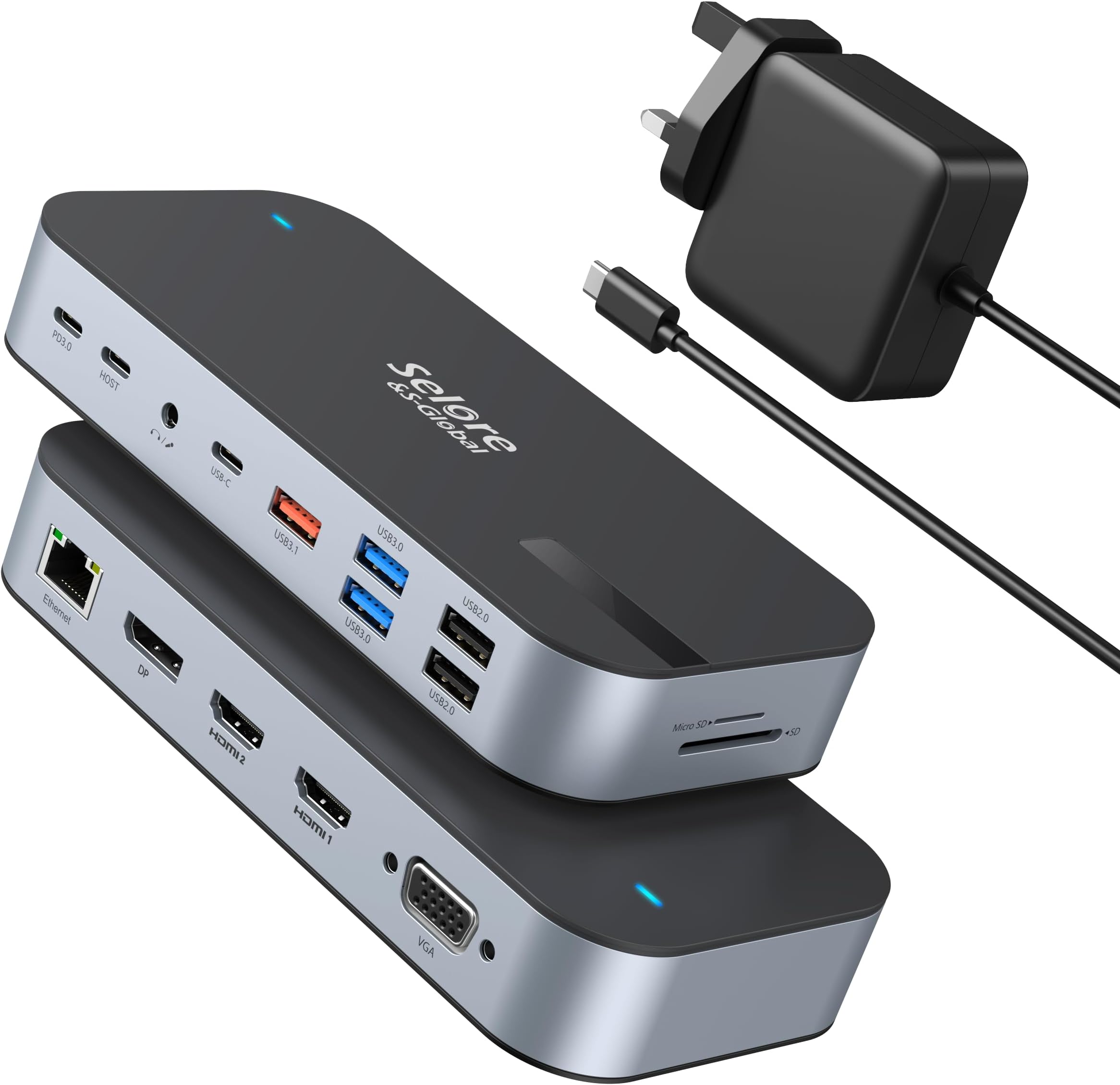 Dell WD19DCS Performance Dock, USB 3.1, Type-C, Display Port, HDMI, 6 ...