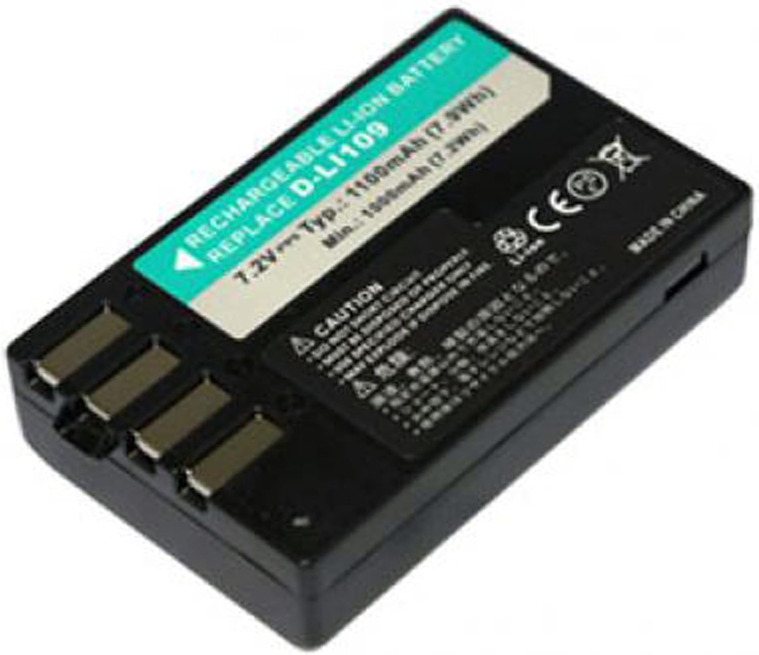 PowerSmart® 7.2V 1100mAh Li-ion Camera Battery for PENTAX K-r, K-1S ...