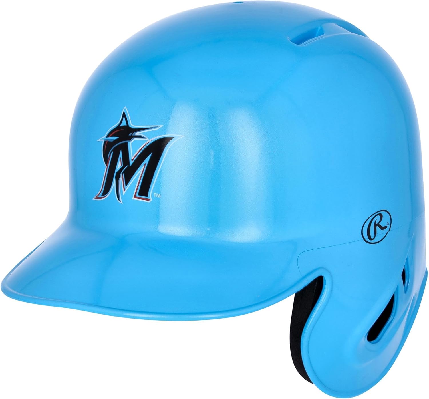 Amazon.com : Miami Marlins Rawlings Alternative Chrome Mini Batting ...