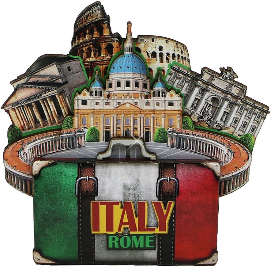 Amazon.com: City-Souvenirs Rome Italy Landmark Decorative Magnet ...
