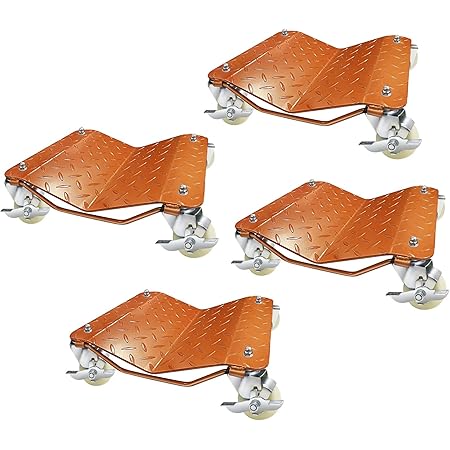 Amazon.com: EBUY Blue Car Dolly Set of 4 Pieces Heavy Duty Tire Car ...