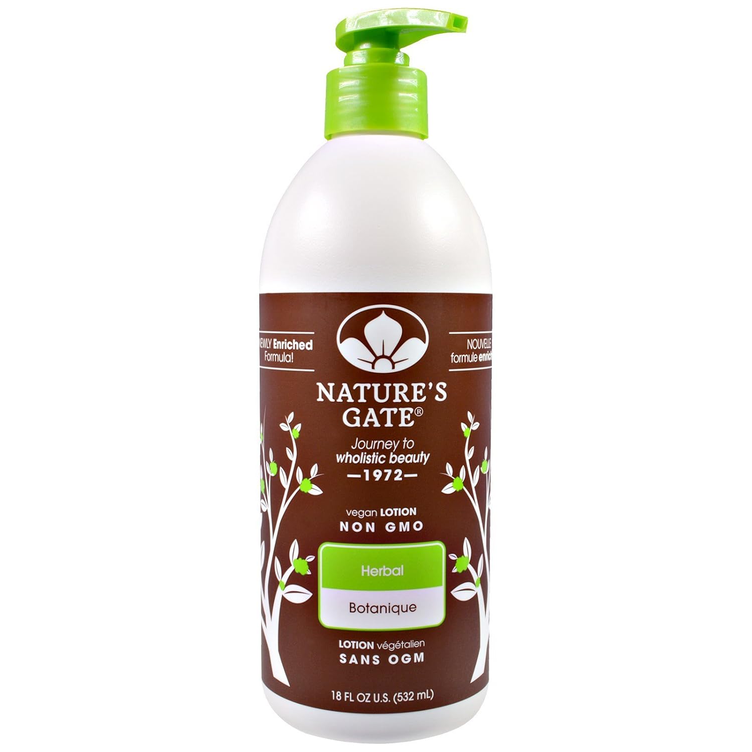 Amazon.com : Nature's Gate Moisturizing Body Lotion - Herbal - 18 oz ...