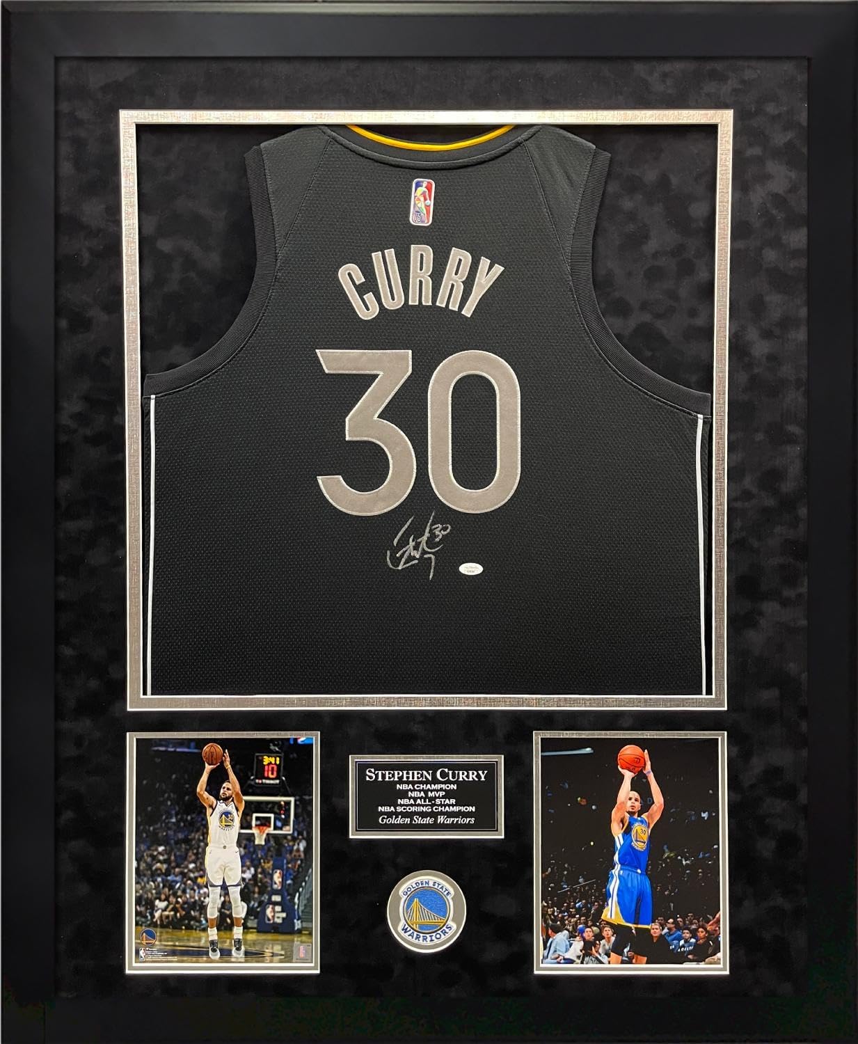 Stephen Curry Autograph Jersey Framed 37×45 - Sports Memorabilia at ...