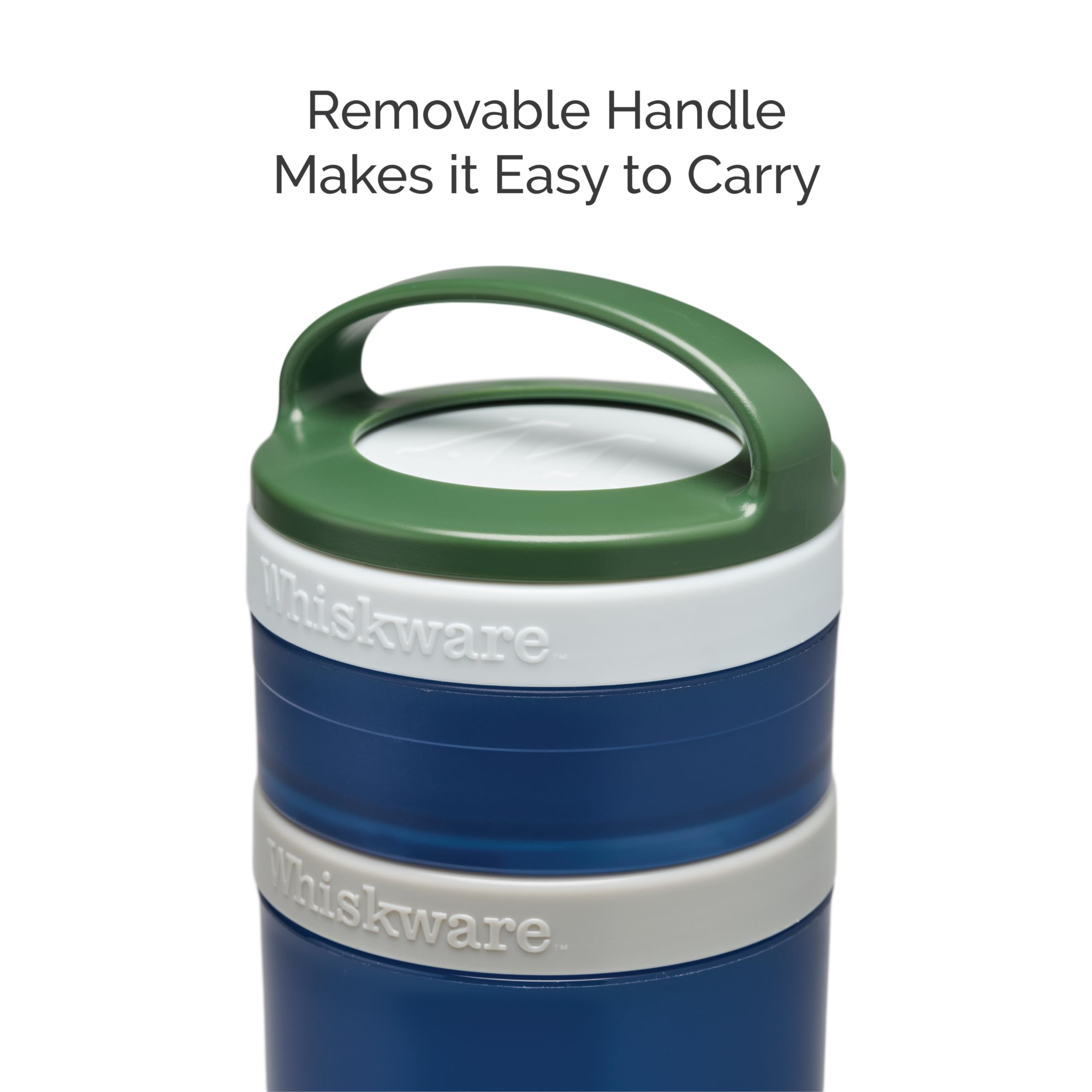 Snapklik.com : Whiskware Stackable Snack Containers For Kids And ...